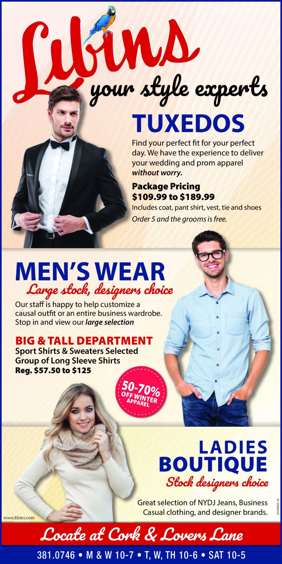 Promotions - Libin's Clothing